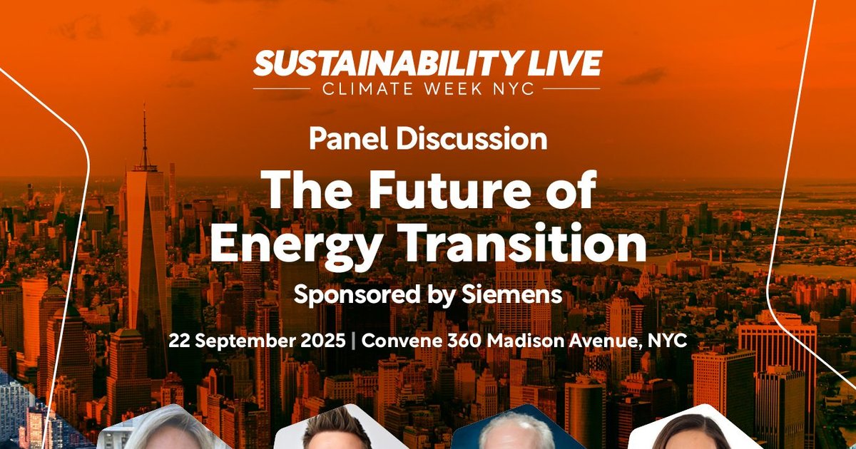 The Future of Energy Transition at Climate Week NYC | Sustainability ...