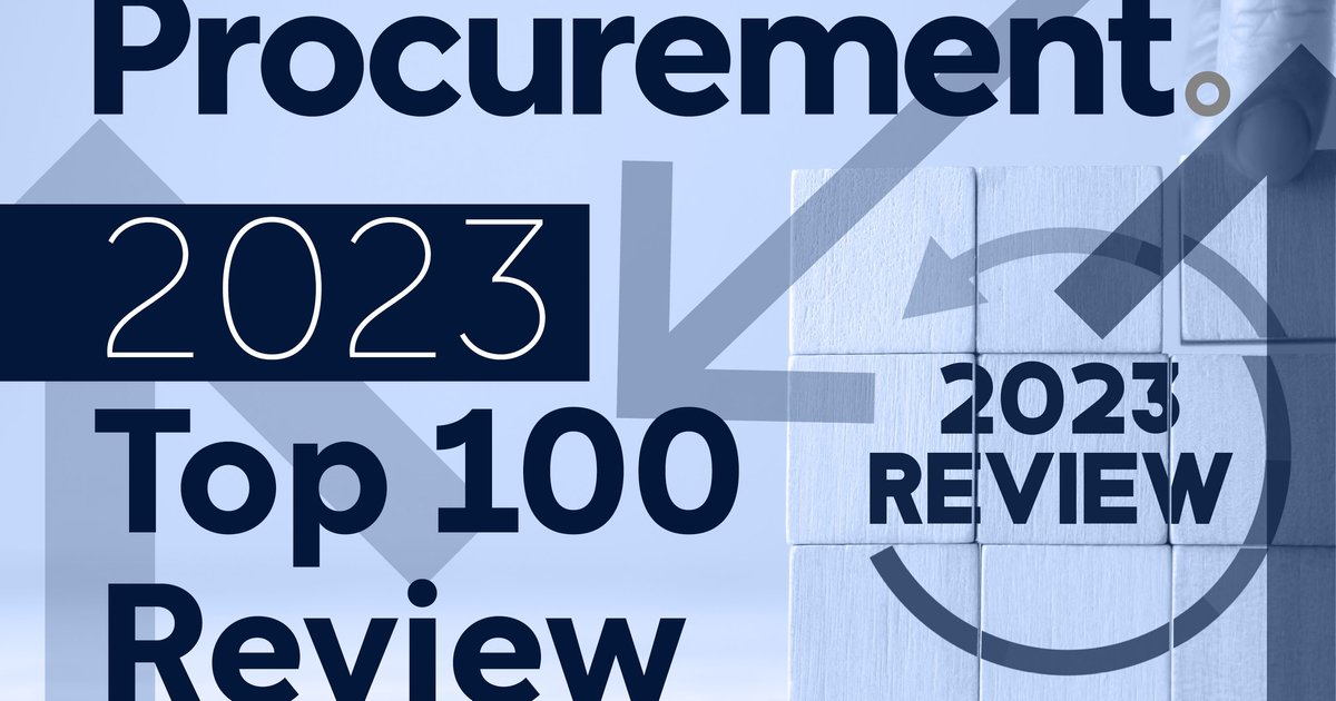 Procurement Magazine 2023 Top 100 Review | Procurement Magazine
