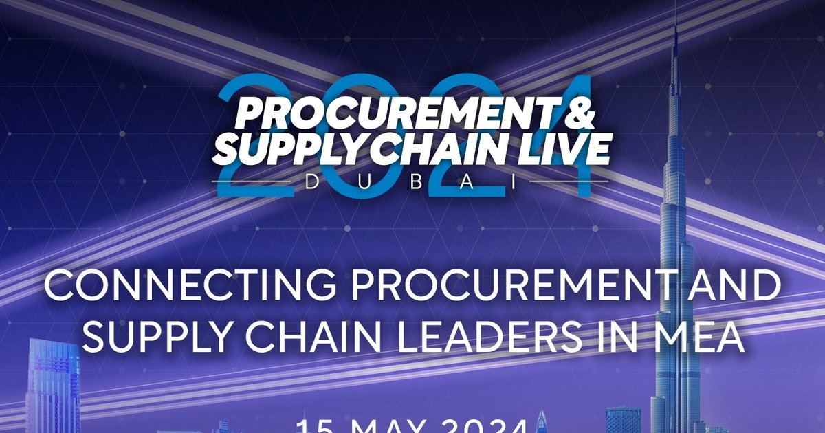 On Demand Procurement Supply Chain Live Dubai 2024 Procurement