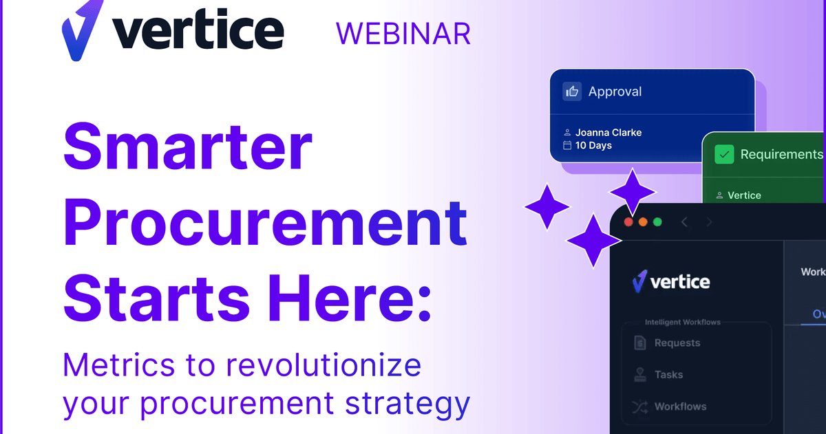 Vertice: Smarter Procurement Starts Here | Procurement Magazine