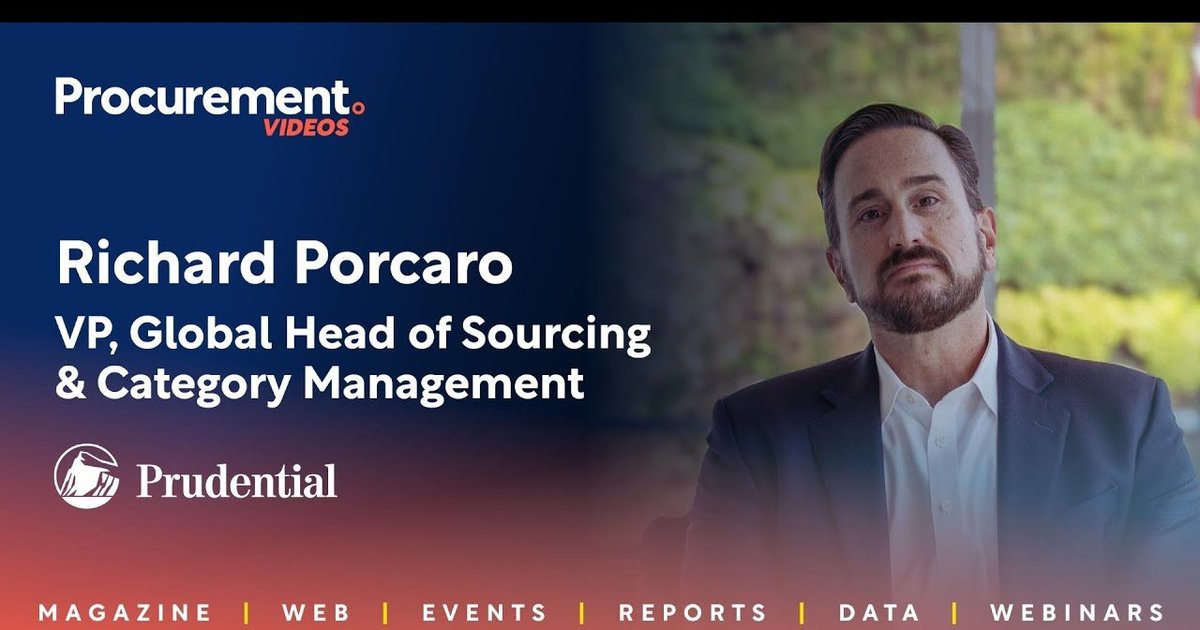 How Prudential Financial has Transformed Spend With Data | Supply Chain ...