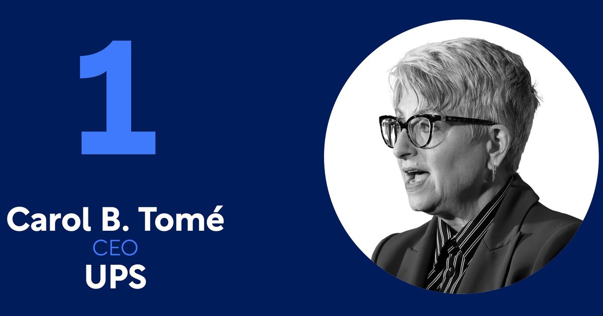 Carol B. Tomé, CEO at UPS: A True Logistics Trailblazer | Supply Chain ...