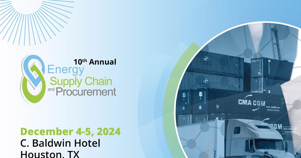 10th Annual Energy Supply Chain & Procurement Summit | Sustainability ...