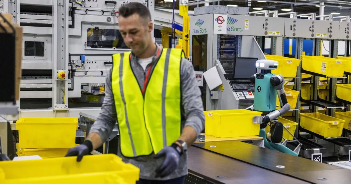 Amazon trials humanoid warehouse robots to support workforce ...