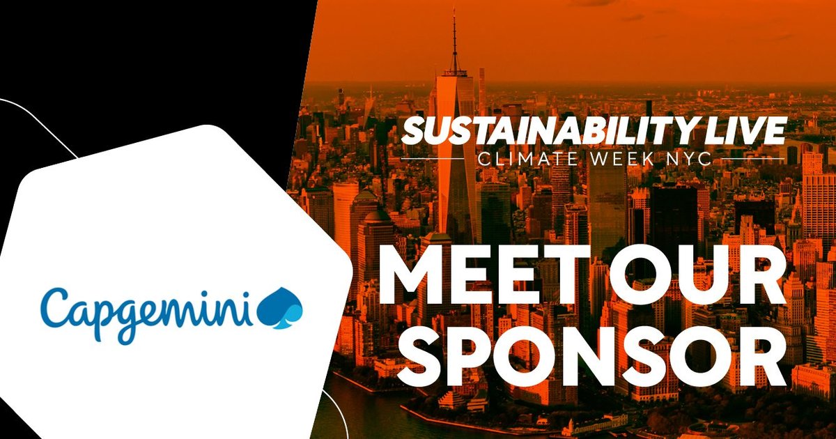 Capgemini Sponsors Sustainability LIVE: Climate Week NYC ...