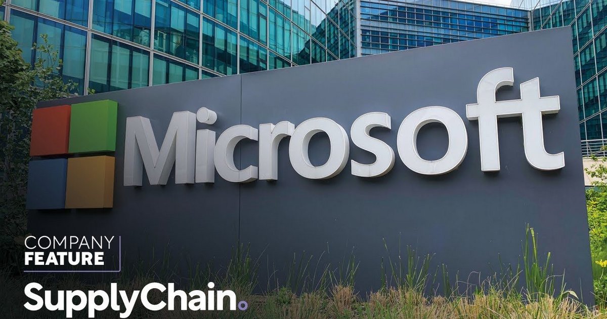 Microsoft driving manufacturing supply chain innovation | Supply Chain ...