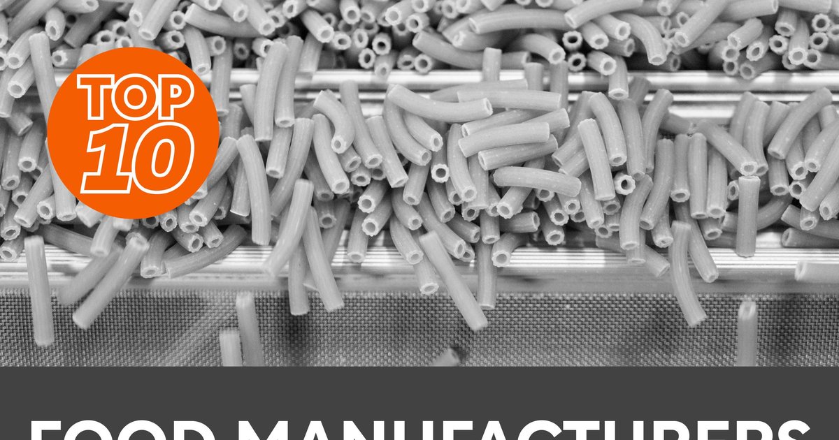 Top 10: Food Manufacturers | Manufacturing Digital