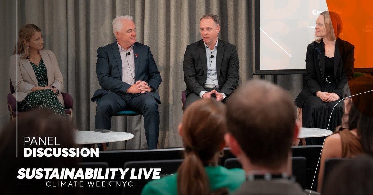 Climate Week NYC - Sustainability & ESG Strategies Panel | Sustainability Magazine