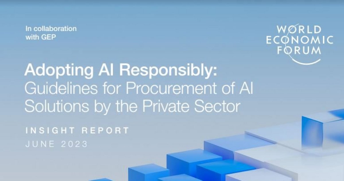 Three key takeaways: Responsible procurement AI use report ...