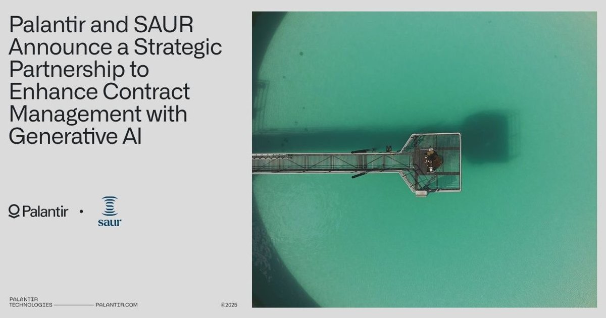 Palantir & SAUR Group: Revolutionising Contract Management ...