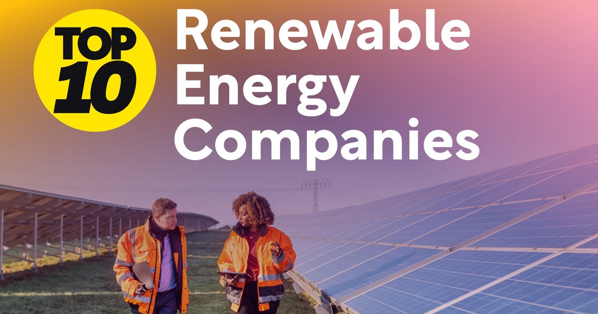Top 10: Renewable Energy Companies | Energy Digital