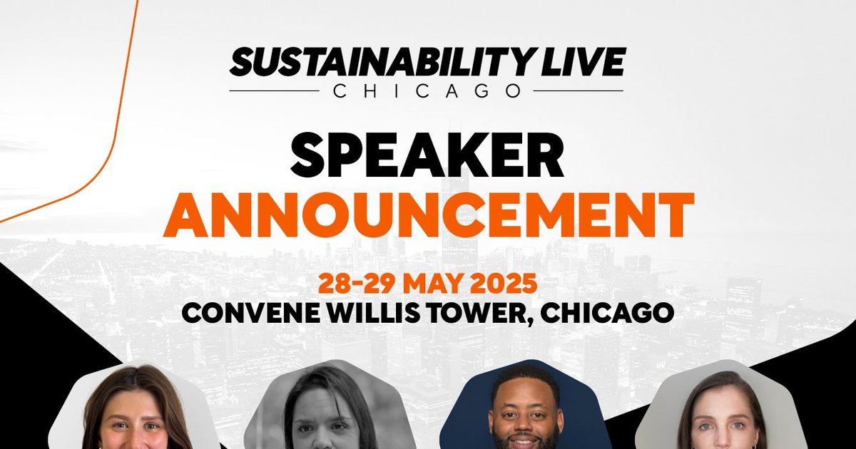 Sustainability LIVE Chicago Welcomes Four New Speakers | Sustainability ...