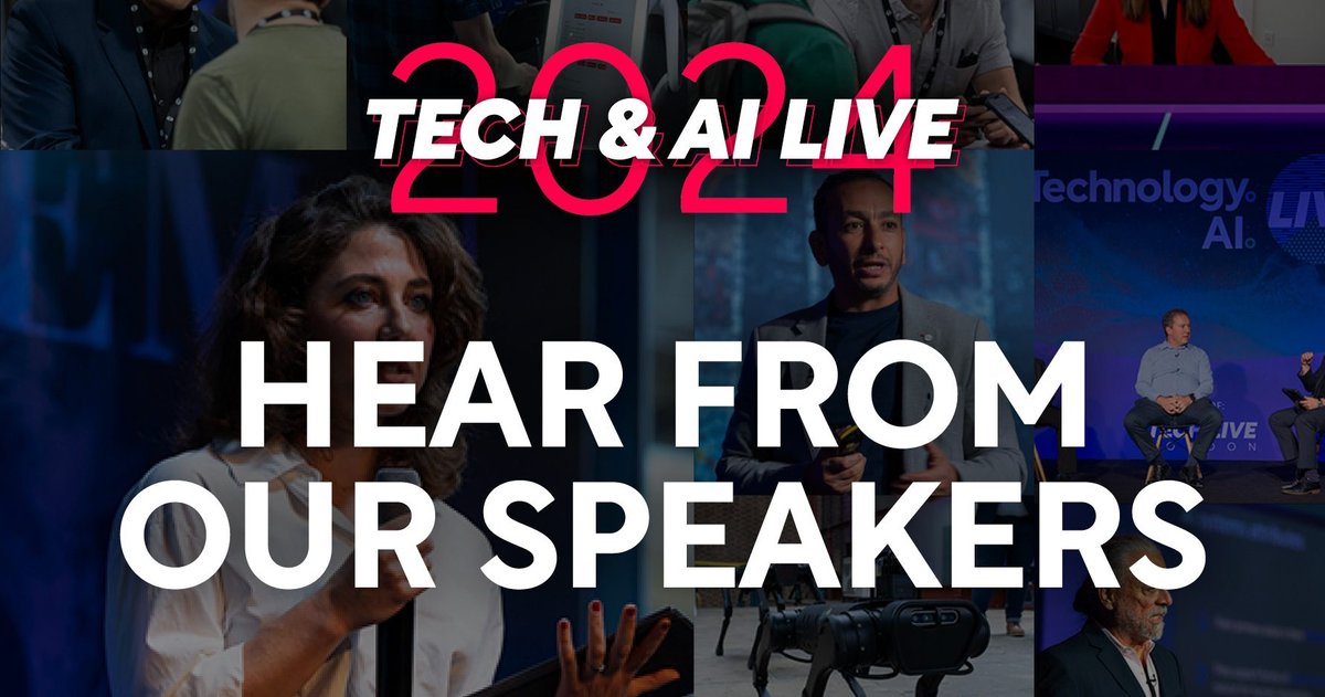 Tech & AI LIVE 2024: Hear From Our Speakers | Technology Magazine
