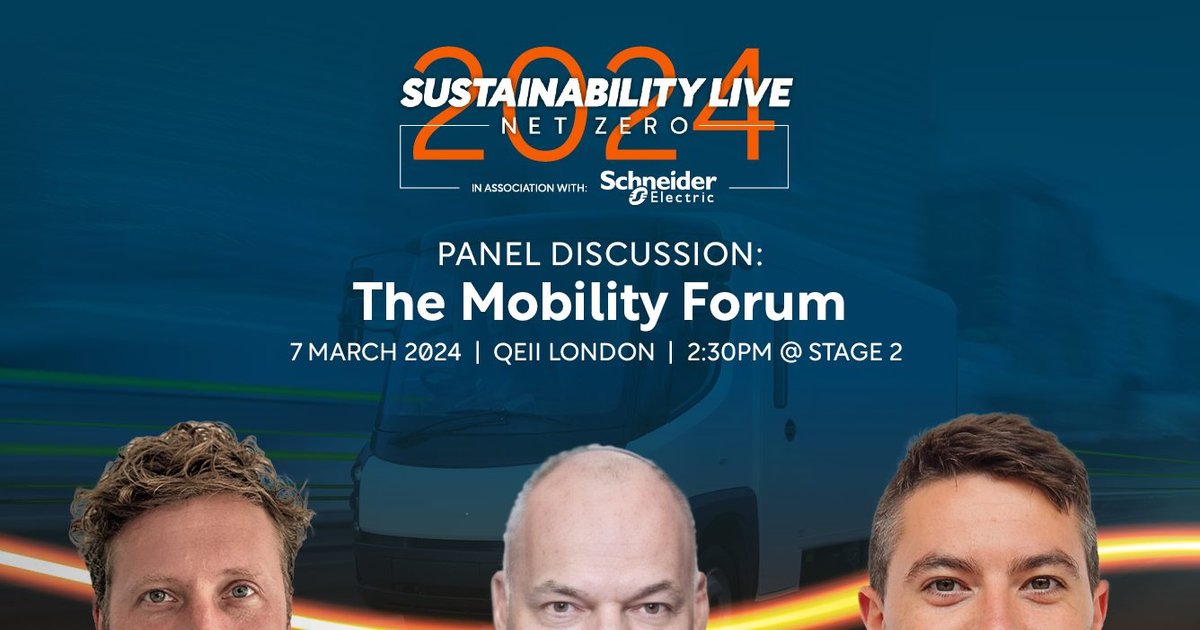 Sustainability LIVE Net Zero: The Mobility Forum | Sustainability Magazine