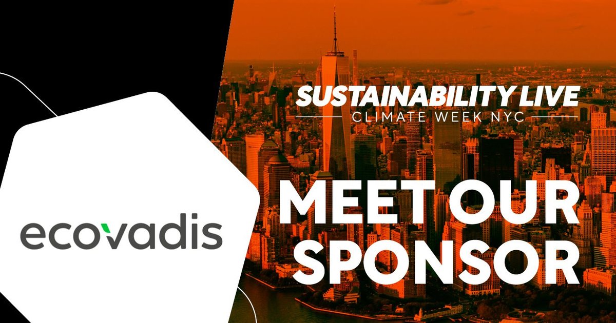 EcoVadis Sponsors Sustainability LIVE: Climate Week NYC ...