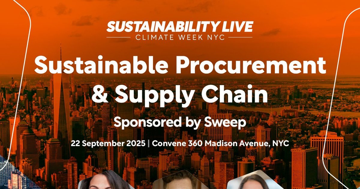 Join us in NYC for Sustainable Procurement & Supply Chain ...