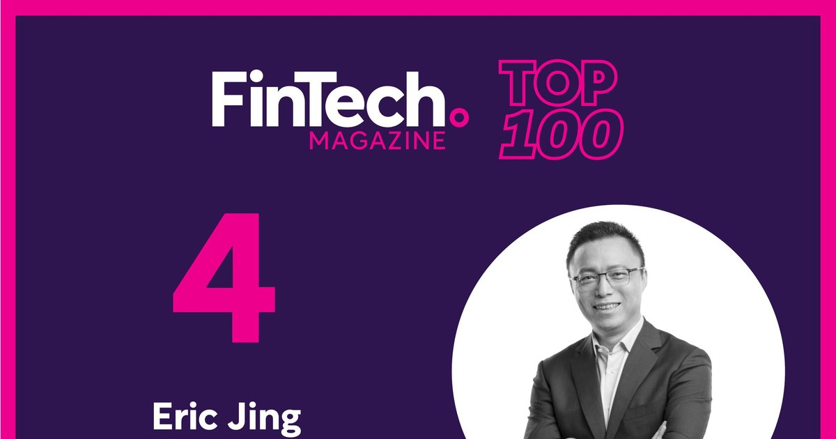 Eric Jing, CEO of Ant Group: Steering Innovation in Fintech | FinTech ...