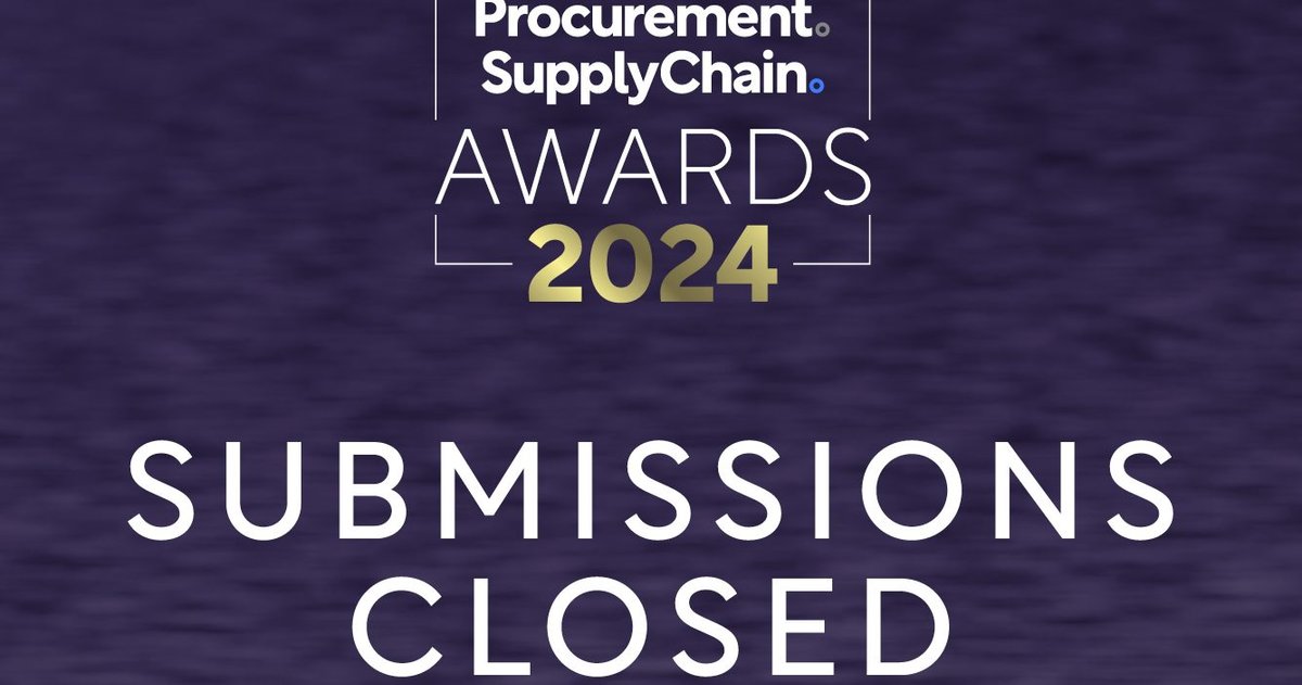 Global Procurement & Supply Chain Awards: SUBMISSIONS CLOSED | Procurement Magazine