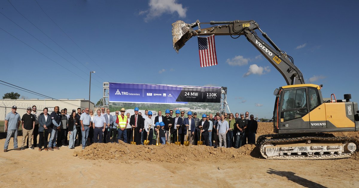TRG Datacenters Breaks Ground on 24MW Houston Facility | Data Centre ...