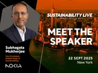 Sustainability LIVE Q&A With Subho Mukherjee, Nokia | Sustainability Magazine