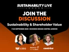 Explore Sustainability & Shareholder Value in London | Sustainability ...