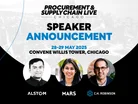 Three More Executives Join PSC LIVE Chicago 2025 | Procurement Magazine