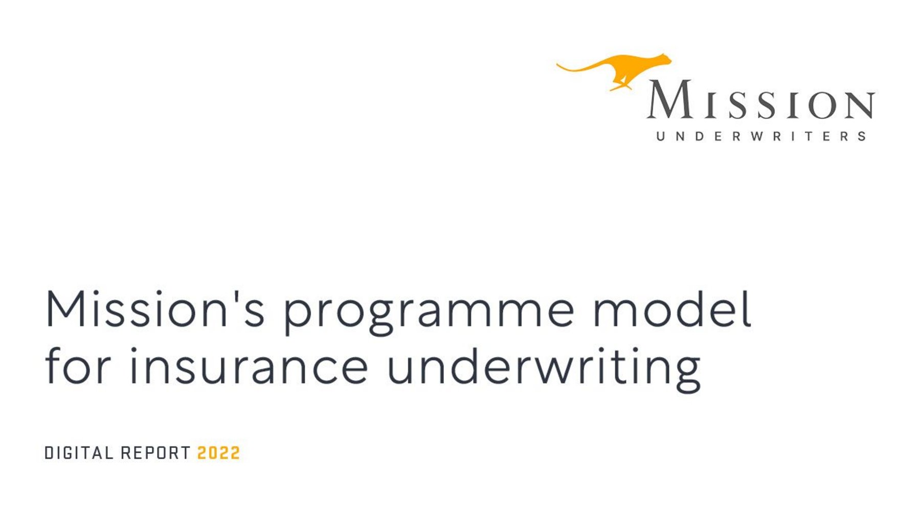 Mission's programme model for insurance underwriting | FinTech Magazine