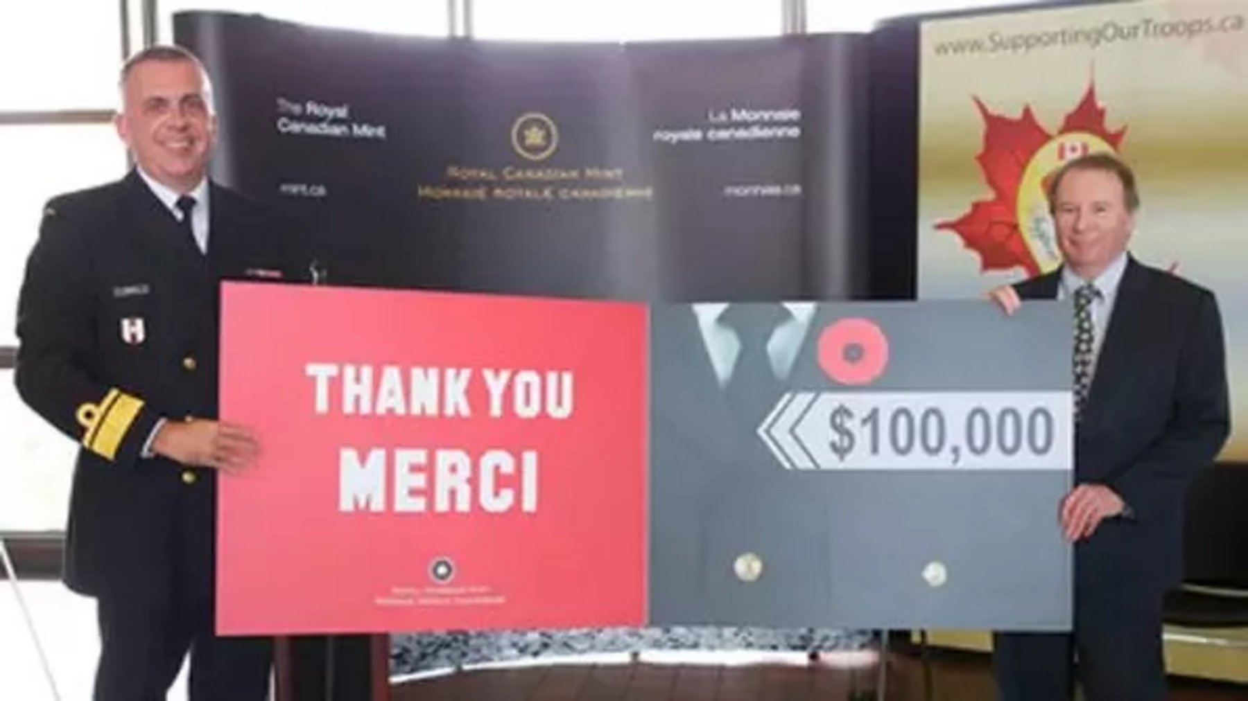 Royal Canadian Mint Donates $100,000 to Military | Business Chief North ...