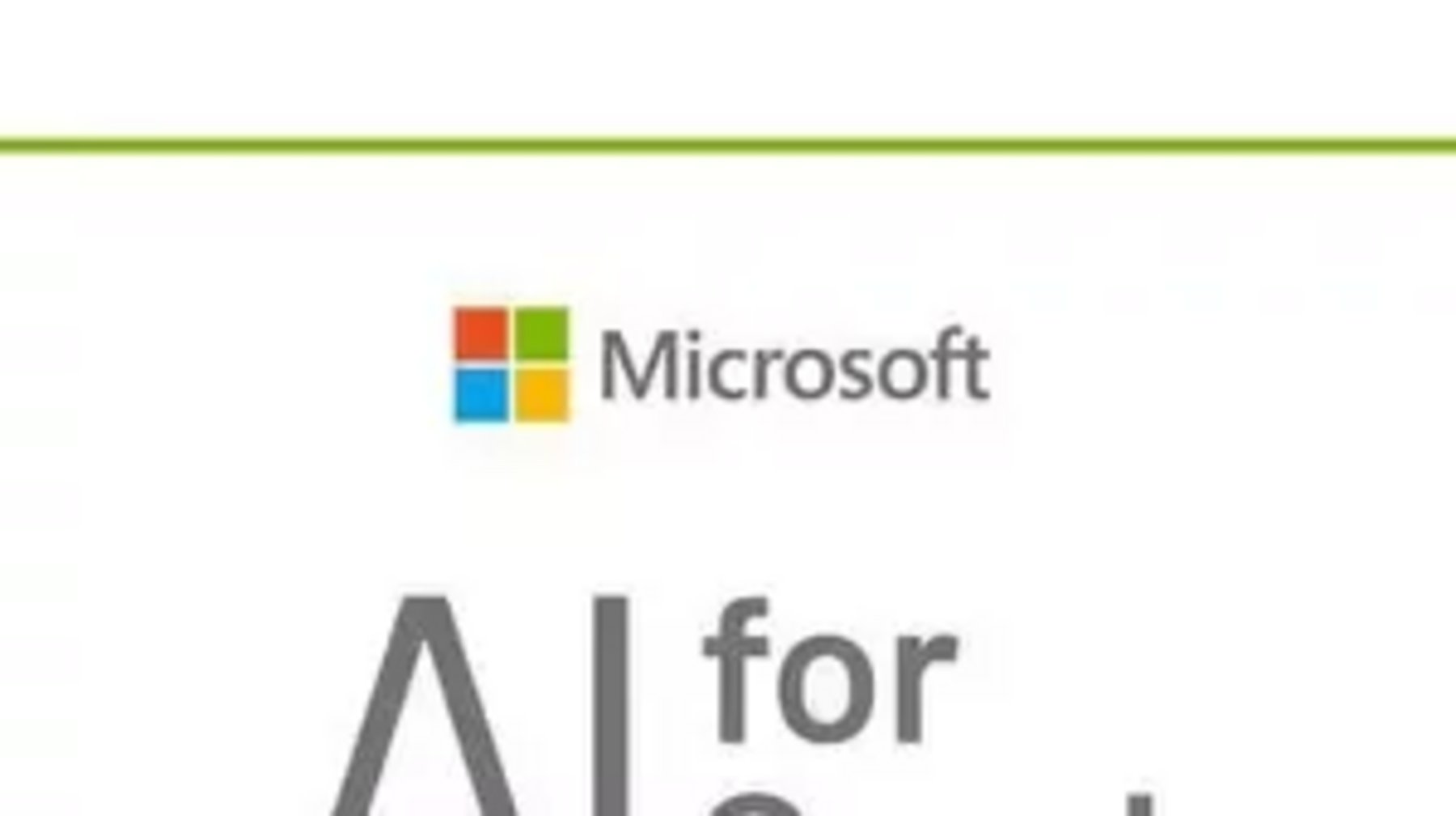 Microsoft: using AI to change the world | AI Magazine