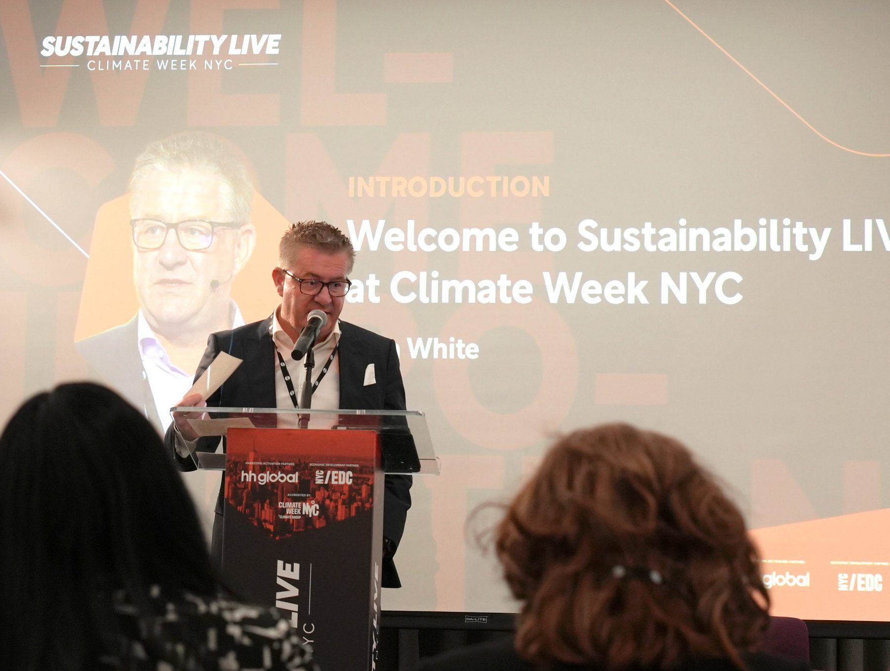 Glen White Opens Sustainability LIVE Climate Week NYC 2024 | Sustainability Magazine