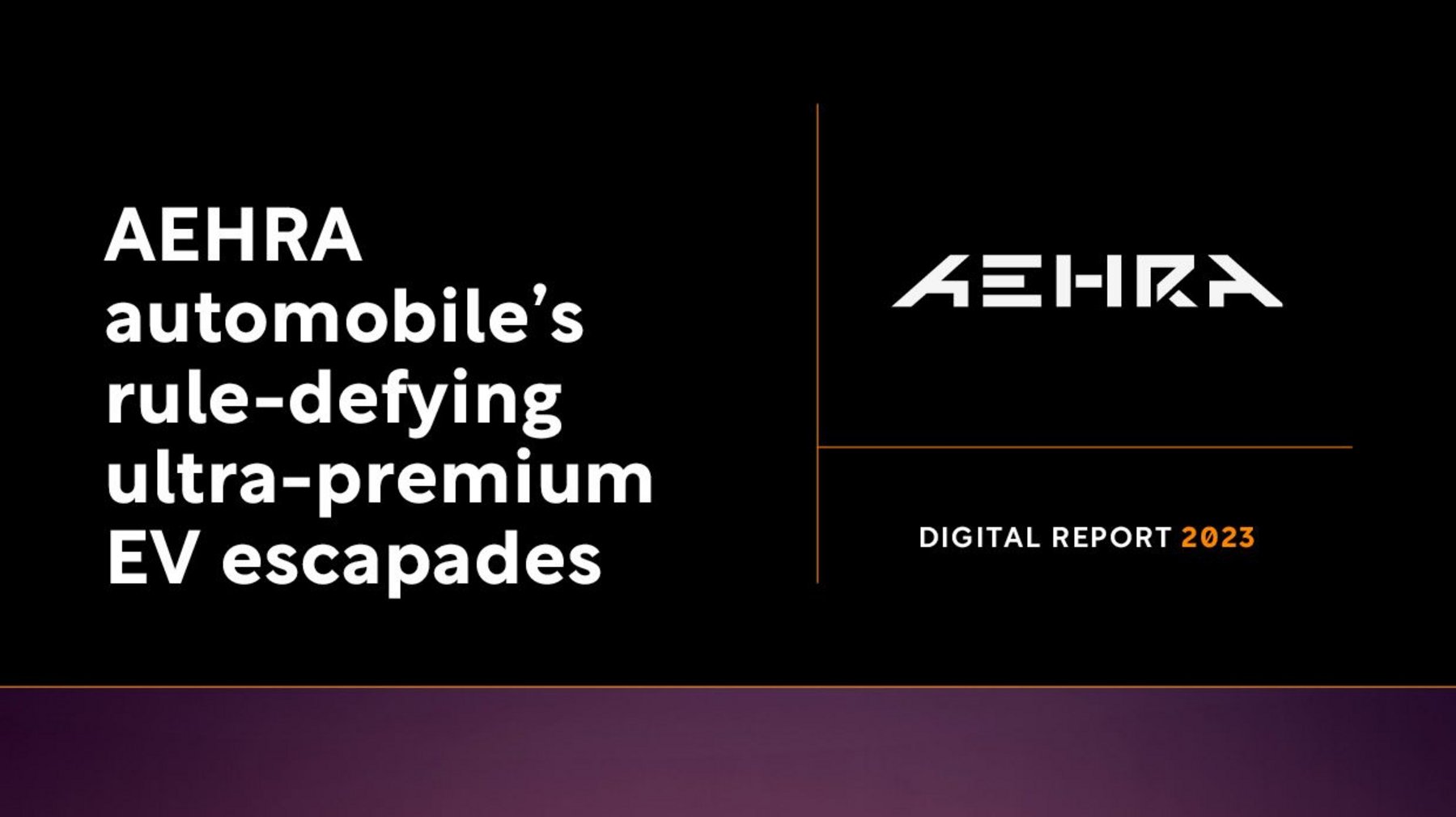 AEHRA automobile’s rule-defying ultra-premium EV escapades | Manufacturing Digital