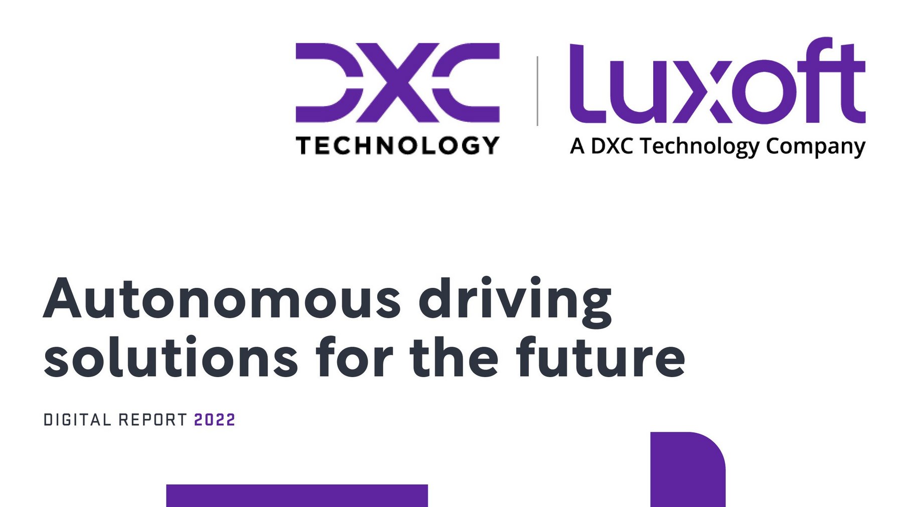 DXC Technology: Autonomous driving solutions for the future | AI Magazine
