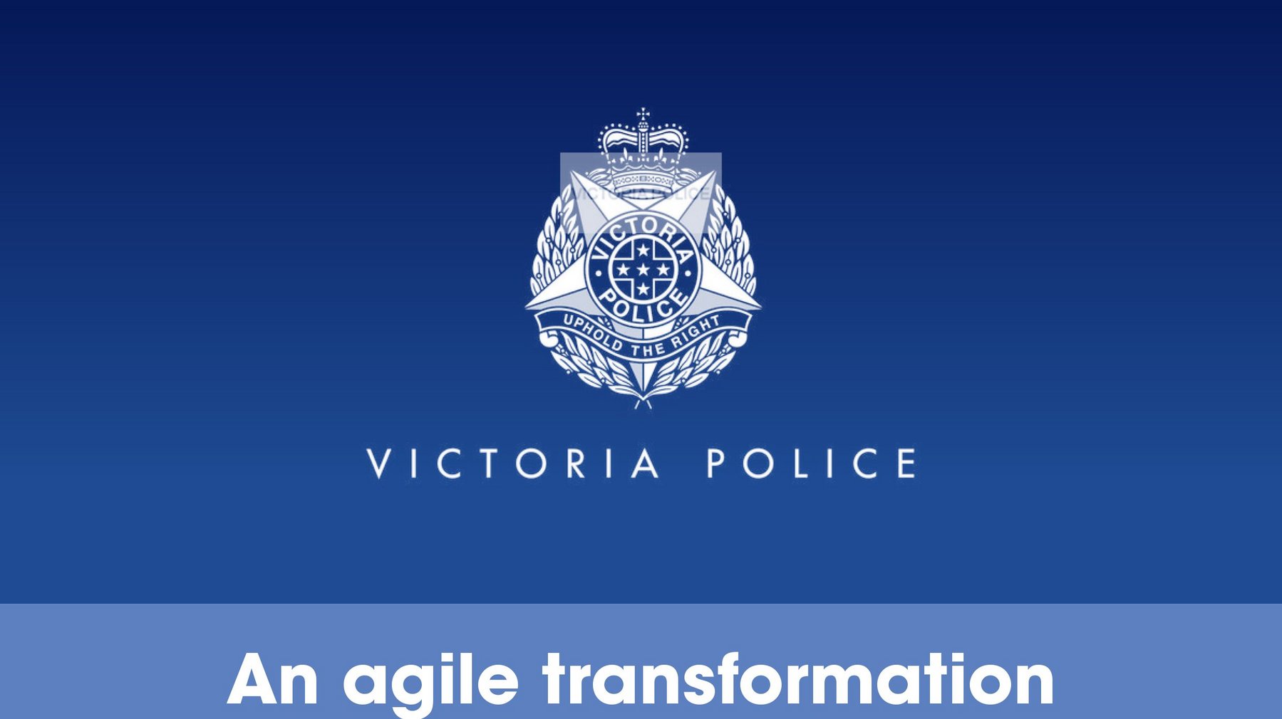 Victoria Police is undergoing a digital transformation to make its ...