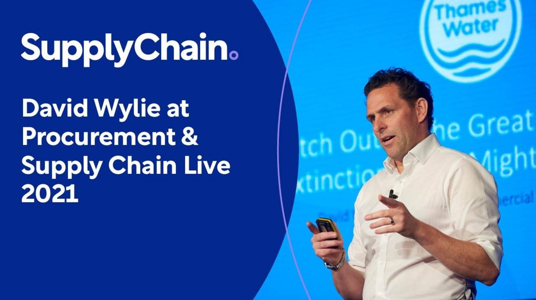 David Wylie at Procurement & Supply Chain Live 2021 | Supply Chain Magazine