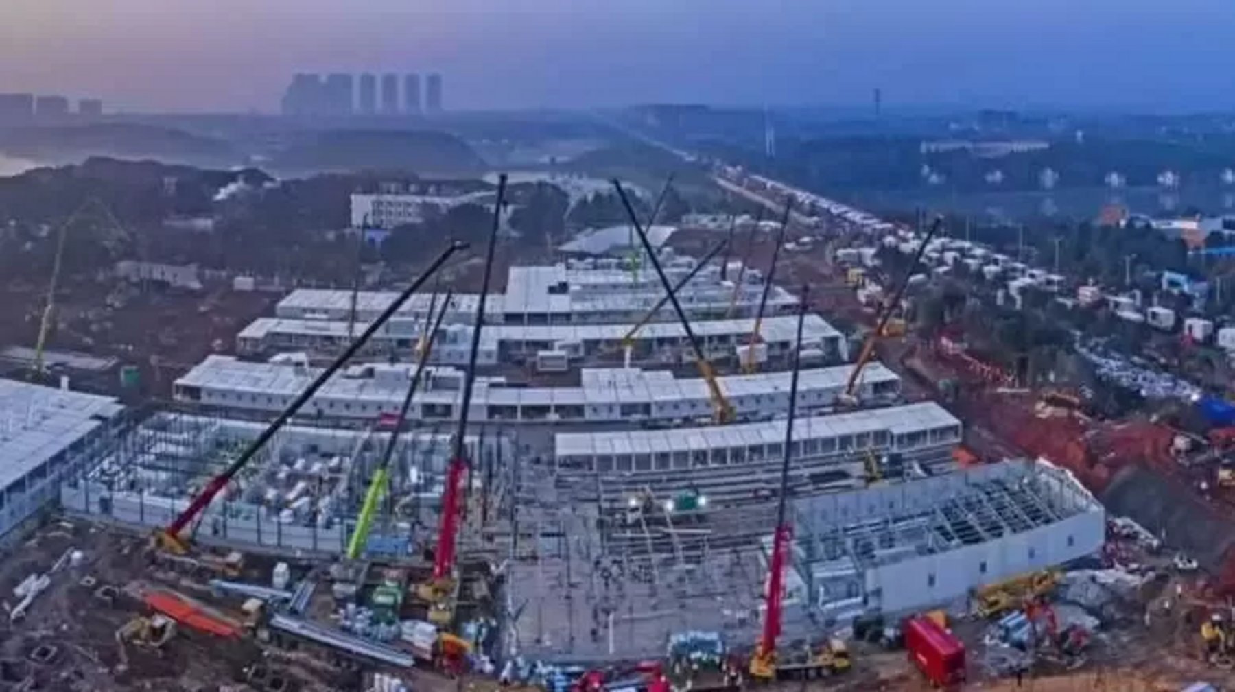 China: Wuhan Coronavirus hospital built in just 10 days - watch ...