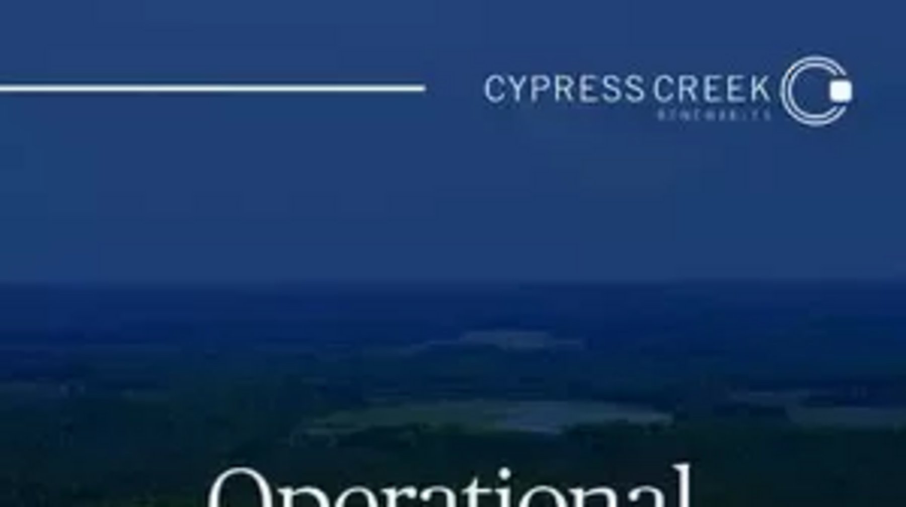 Cypress Creek Renewables and the ongoing growth of utility solar in the ...