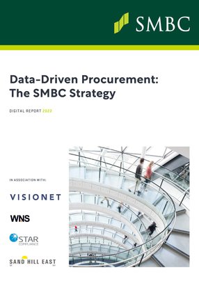 Data Driven Procurement: The SMBC Strategy | Procurement Magazine