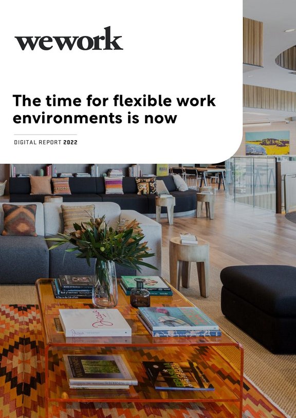 WeWork: The time for flexible work environments is now Brochure ...