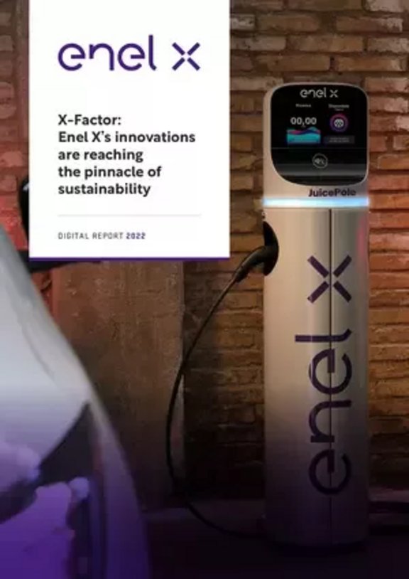 Enel X’s innovations reach the pinnacle of sustainability Brochure | EV ...