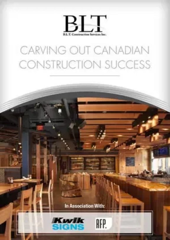 BLT Construction stands out in Canada’s construction industry Brochure ...