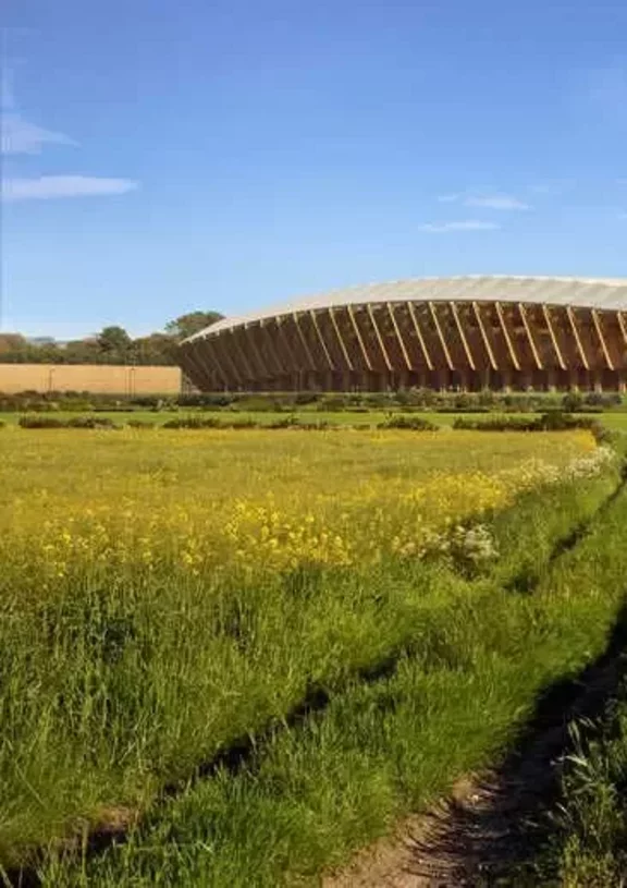 Zaha Hadid Architects Timber Football Stadium Approved At World's