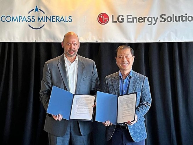 Compass Minerals to supply LG Energy Solution with lithium | Mining Digital