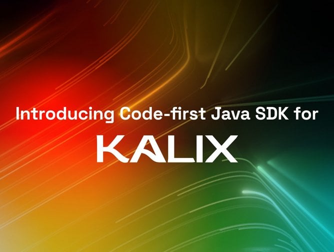 Introducing Code-first Java SDK for Kalix | Technology Magazine