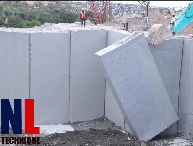 Granite Mining Technology With Powerful Machines At Mega Quarries ...