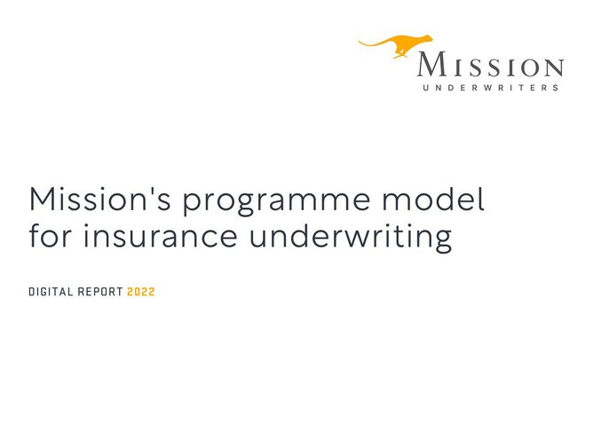 Mission's programme model for insurance underwriting | FinTech Magazine