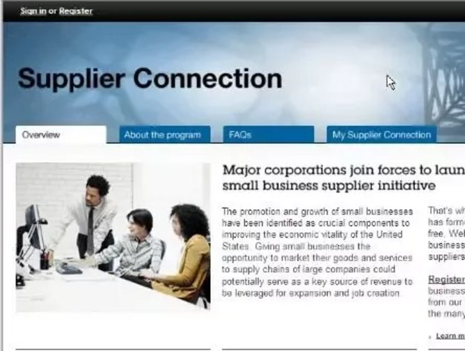 IBM-powered Supplier Connection helps boost economy | Business Chief ...