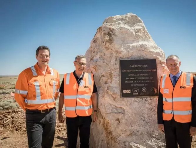 OZ Minerals breaks ground on $724mn Carrapateena copper mine | Mining ...