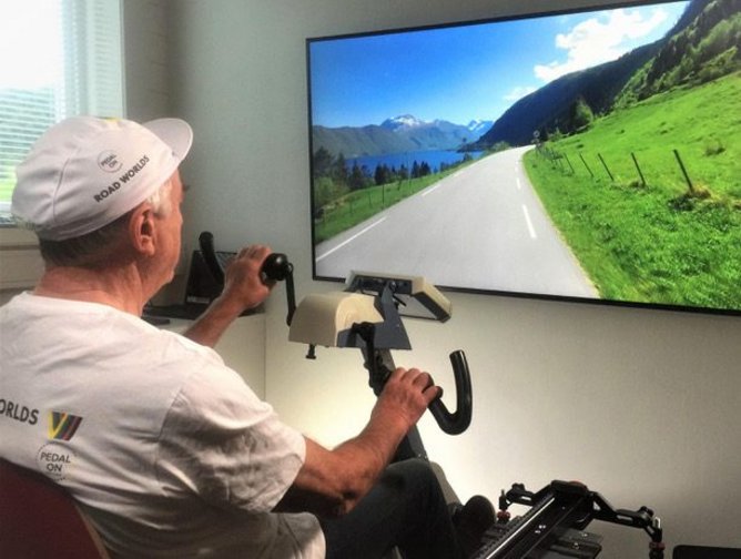 Motitech study: virtual cycling technology helps elderly | Healthcare ...