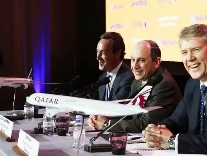 Historic moment as Qatar Airways welcomes world first A350 in Doha ...