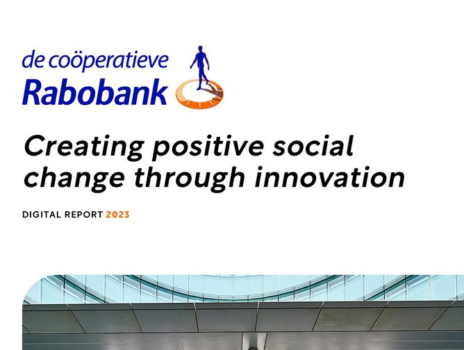 Rabobank: Creating positive social change through innovation | FinTech ...
